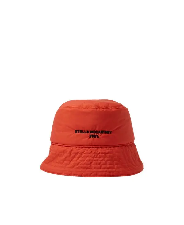 Stella McCartney Embroidered Logo Fisherman's Hat - Red