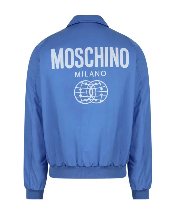Moschino Logo Printed Casual Jacket