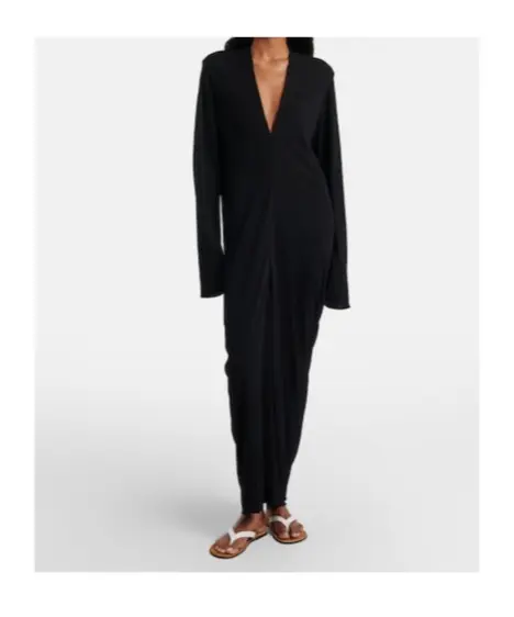THE ROW Cassin Draped Maxi Dress