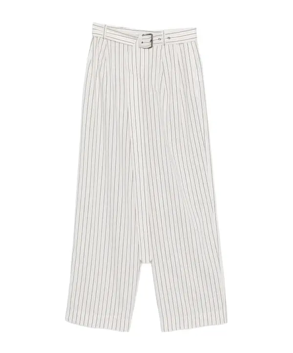 Iceberg Belted Pinstripe Trousers