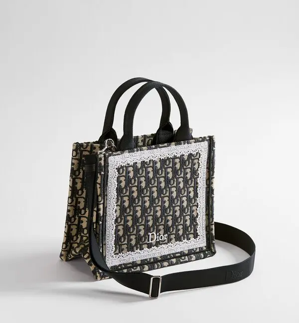 Dior Small Book Tote With Strap