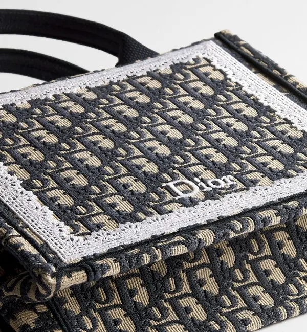 Dior Small Book Tote With Strap