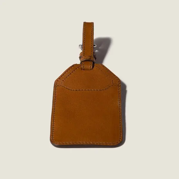 Miu Miu Leather Name Tag