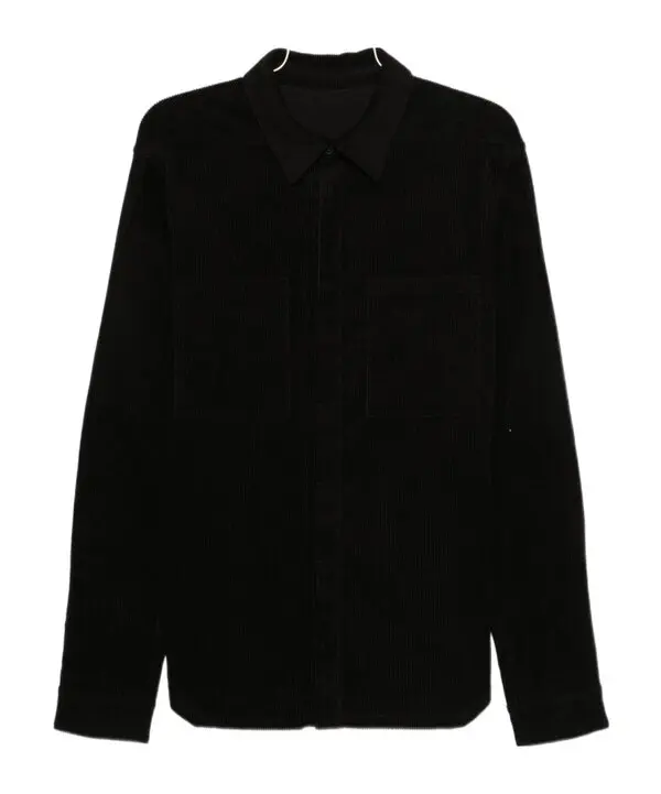 Rick Owens Long-sleeve Buttoned Shirt - Black