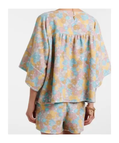 Chloé Floral Gathered Cotton Top