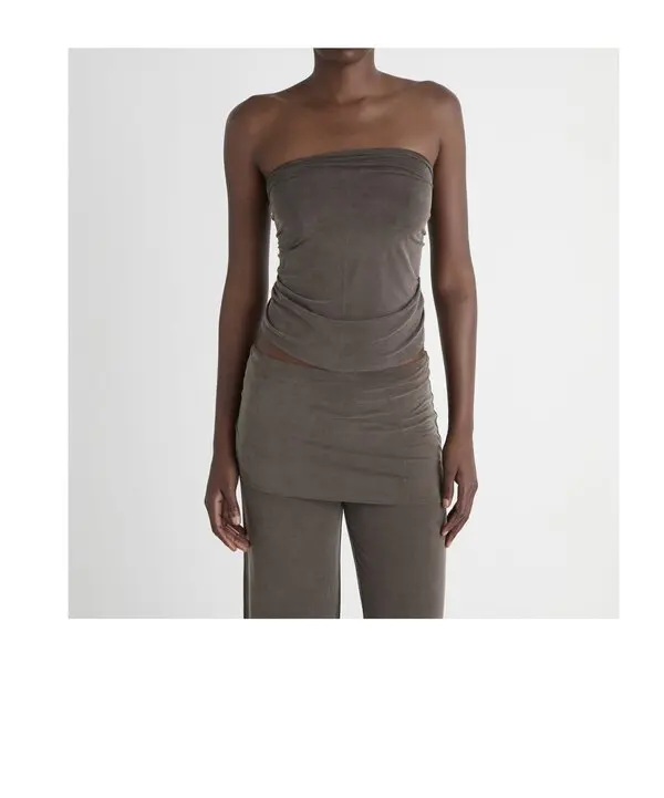 Paloma Wool Adriana Ii Double-buckle Belt Top
