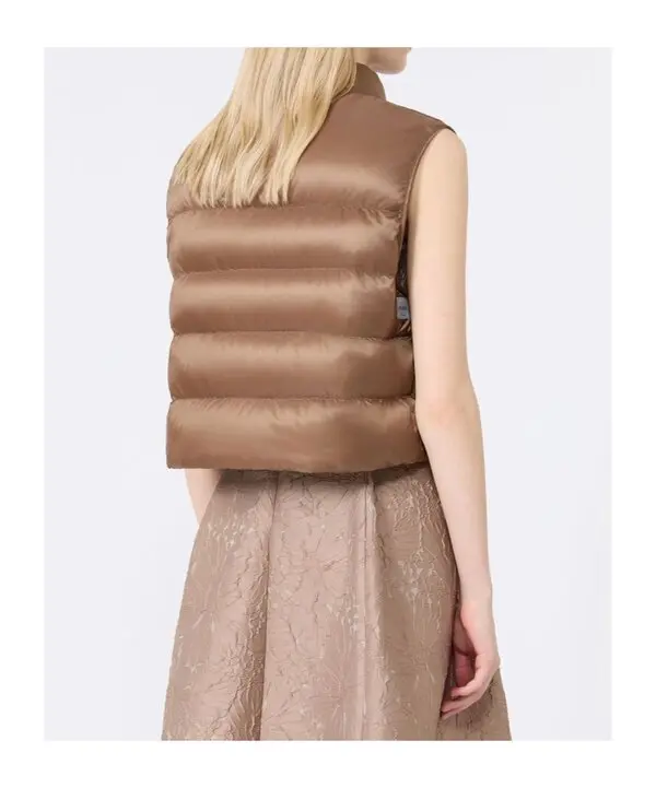 Max Mara Water-repellent Padded Cropped Gilet