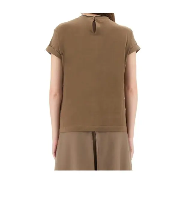 Brunello Cucinelli Embellished Crewneck T-shirt