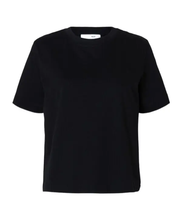 SELECTED Boxy T-shirt - Black
