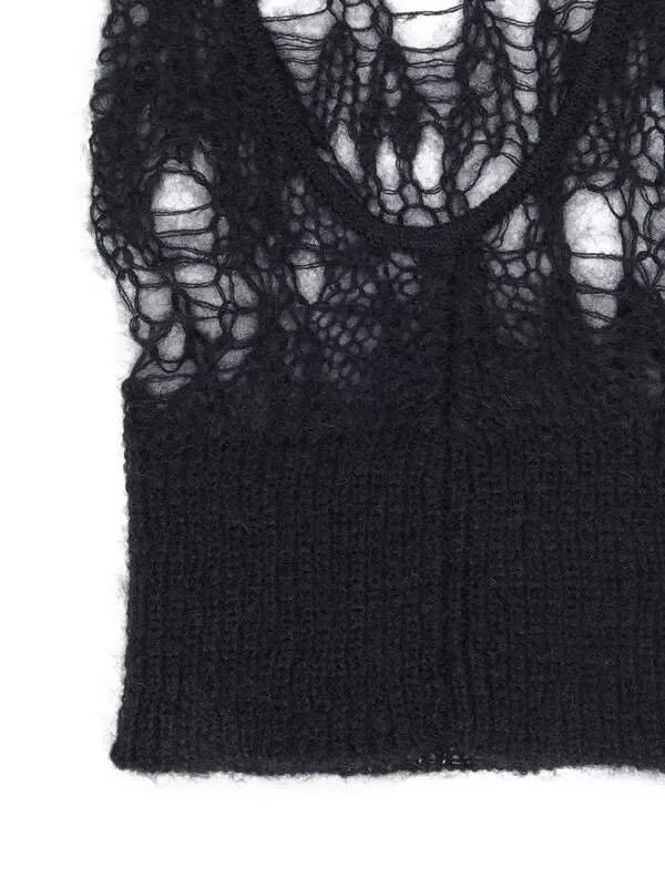 Rick Owens Knitted Face Hood