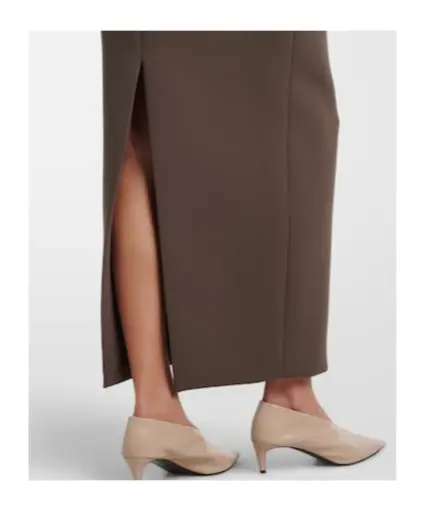 Khaite Winton Crepe Maxi Skirt