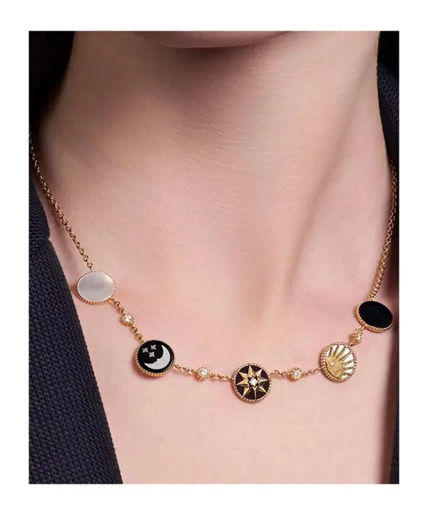 Dior Rose Des Vents And Rose Céleste Necklace