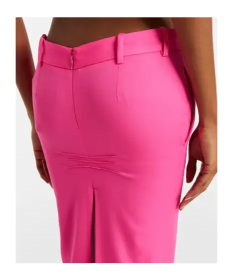 Attico Virgin Wool Pencil Skirt