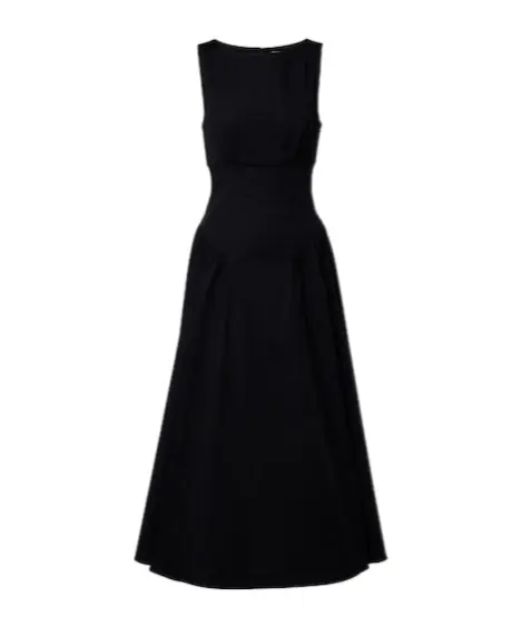 Staud Gwen Cotton Midi Dress