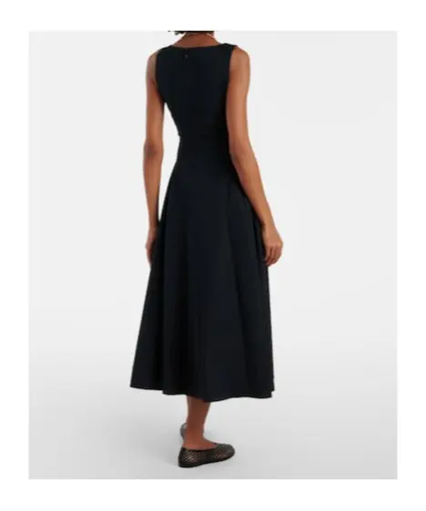 Staud Gwen Cotton Midi Dress