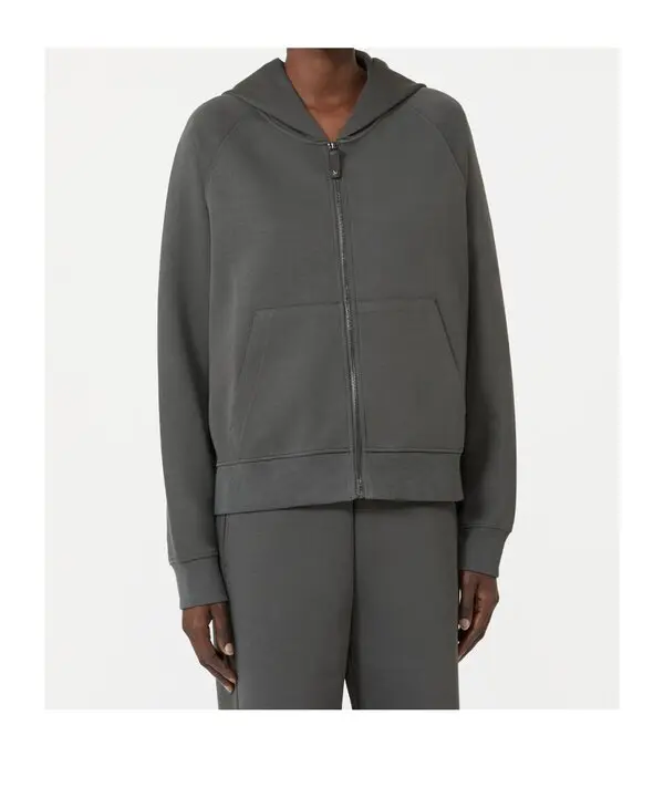 Max Mara Marea Zip-up Hoodie - Dark Gray