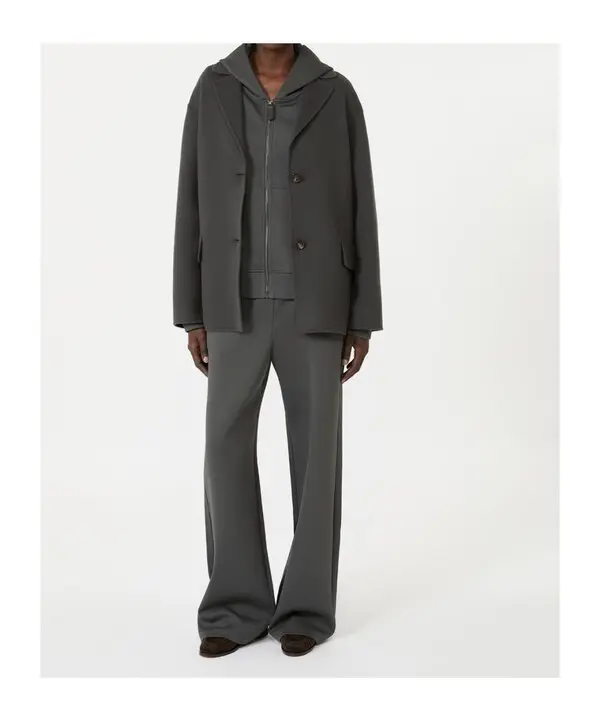 Max Mara Marea Zip-up Hoodie - Dark Gray