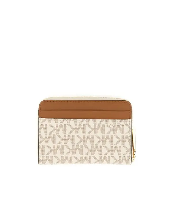 Michael Kors Jet Set Small Signature Logo Zip-around Card Case