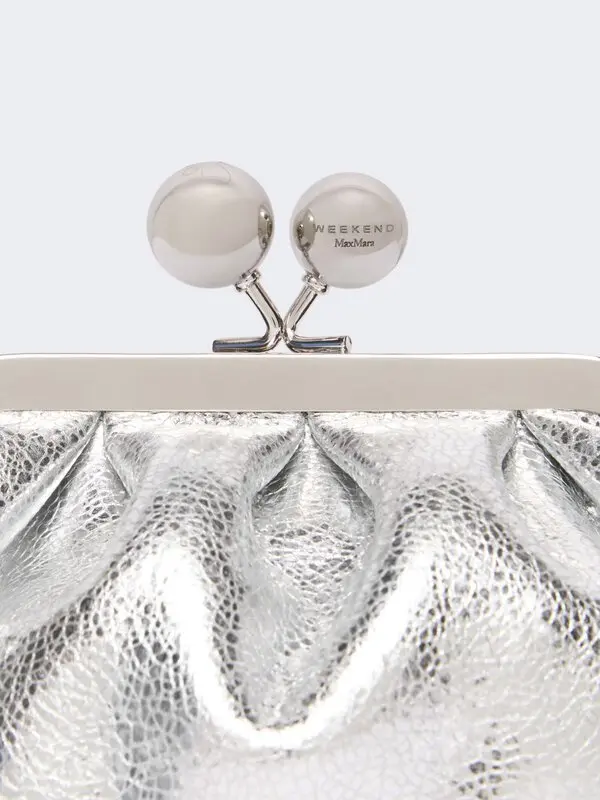 Max Mara Wkabruno Metallic Mini Clutch Bag