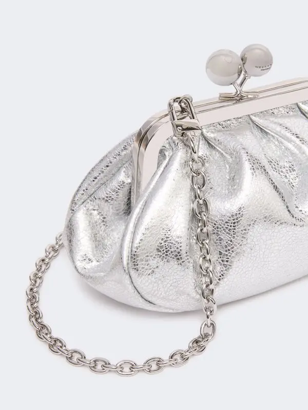 Max Mara Wkabruno Metallic Mini Clutch Bag