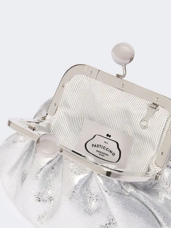 Max Mara Wkabruno Metallic Mini Clutch Bag
