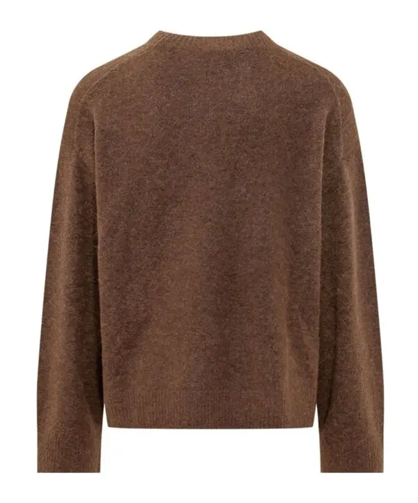 REPRESENT Logo-embroidered Brushed-finish Sweater