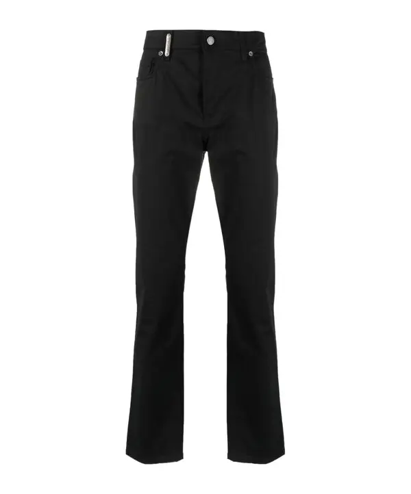 Moschino Plaque Straight Leg Pants