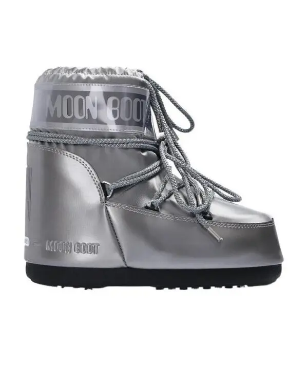 Moon Boot Chunky Sole Icon Low Snow Boots - Gray