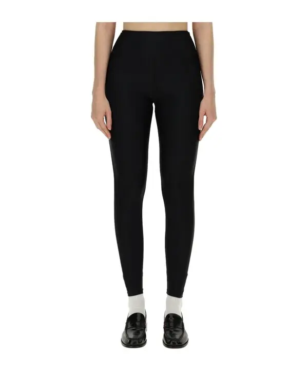 ROTATE BY BIRGER CHRISTENSEN Mid-rise Seamless Leggings - Black