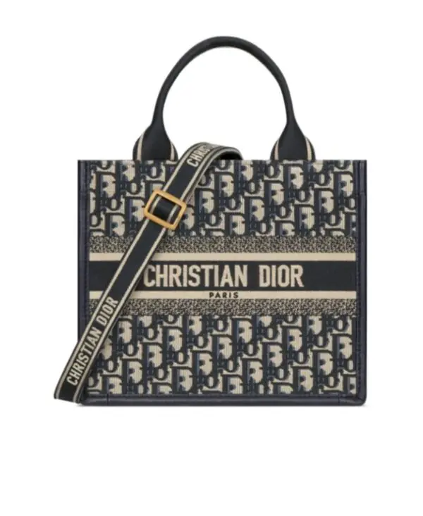 Dior Small Book Tote - Black