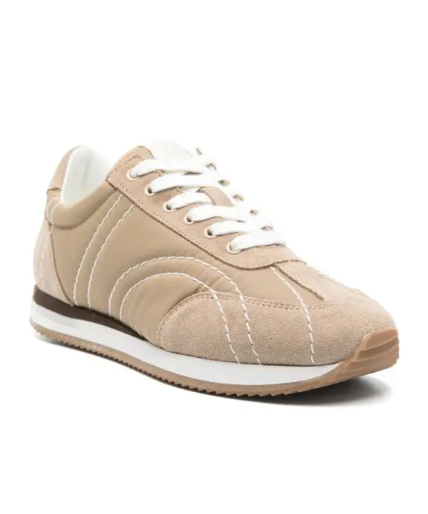 TOTEME Quilted Lace-up Sneakers