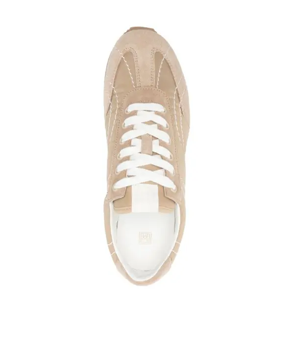 TOTEME Quilted Lace-up Sneakers