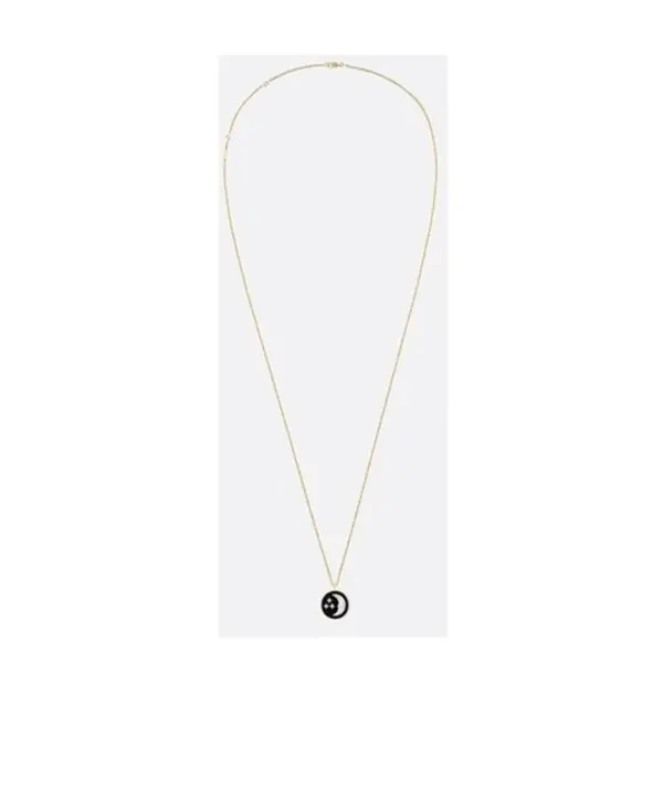 Dior Rose Céleste Medallion Necklace