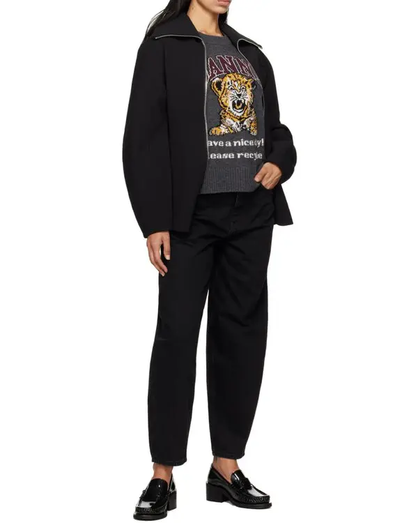 GANNI Jacket With Collar