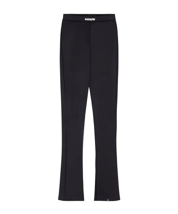 BARROW Logo Waistband Flared Leggings