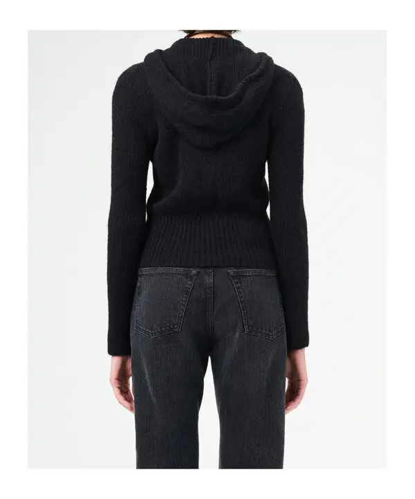 Our Legacy Compact Hood Knitted Zip-up Cardigan