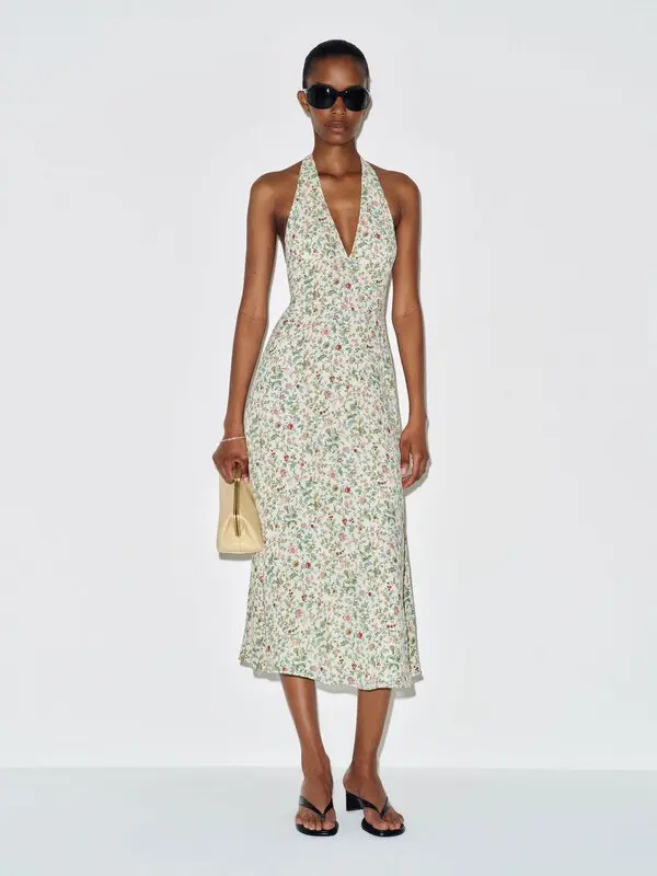 REFORMATION Bertha Midi Dress - Multi