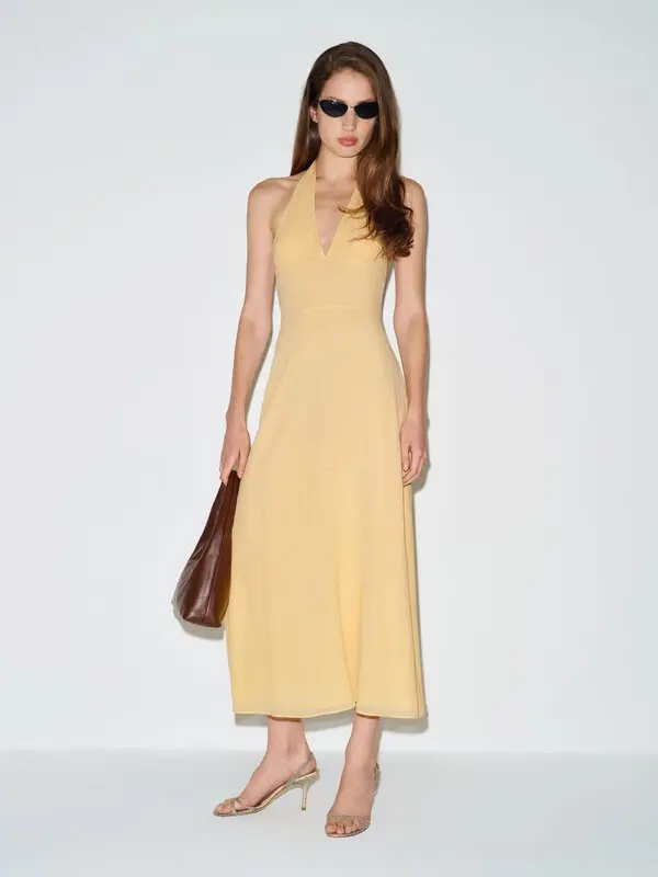 REFORMATION Bertha Dress - Yellow