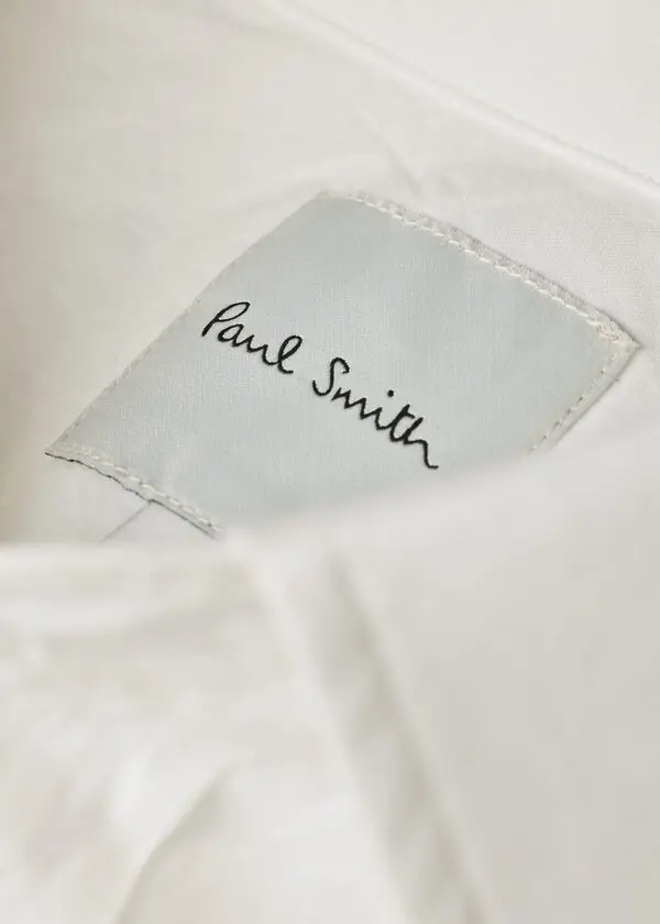 Paul Smith Pleat-front Cotton Shirt