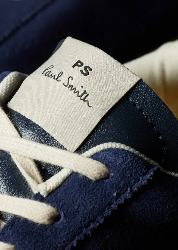 Paul Smith Dark Navy Suede 'atlanta' Trainers