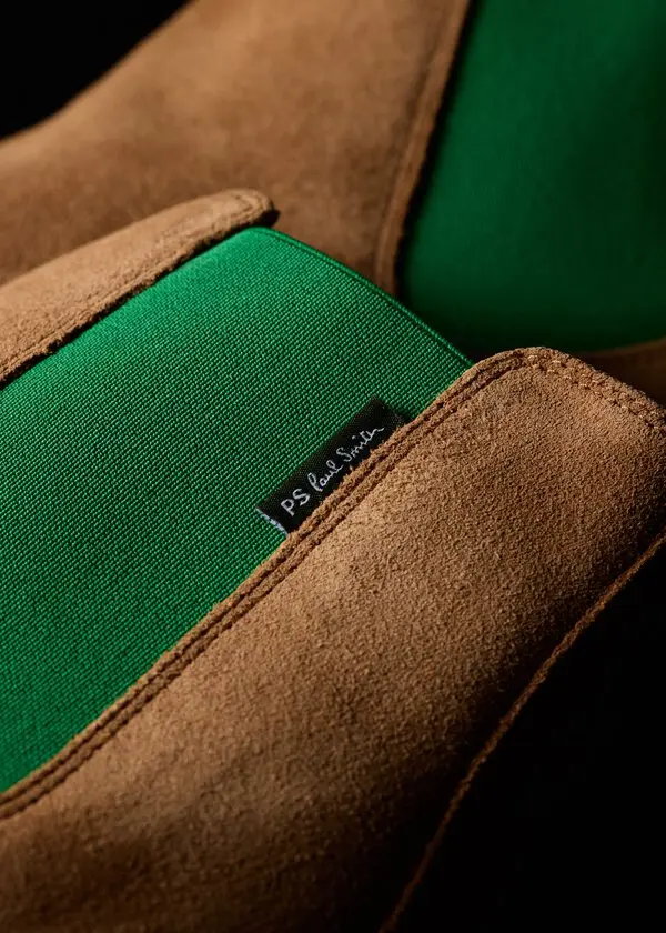 Paul Smith Tan Suede 'augustus' Boots