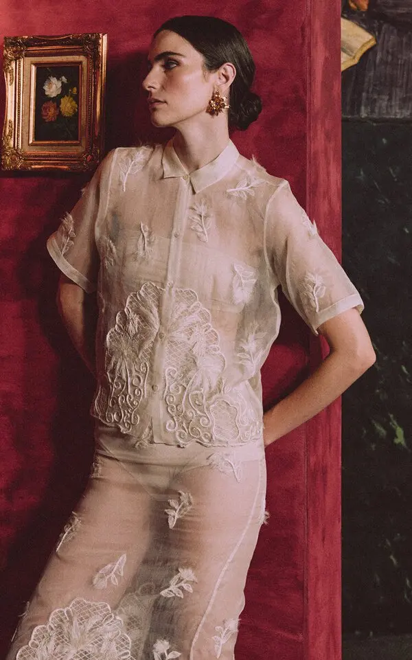 Agua Bendita Chlorella Tristan Silk Maxi Skirt