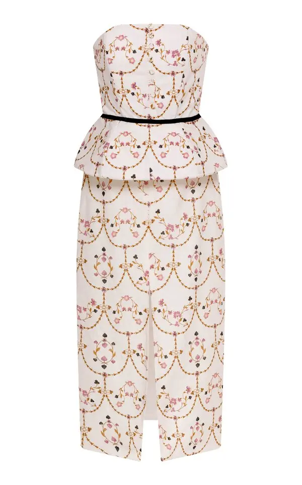 Agua Bendita Centella Hechizo Linen Maxi Dress - Multi