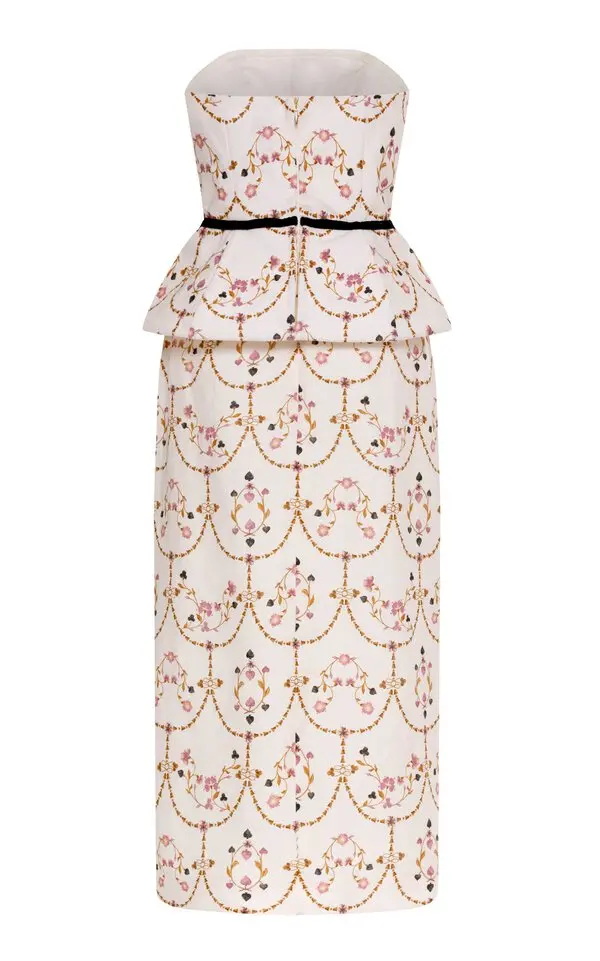Agua Bendita Centella Hechizo Linen Maxi Dress