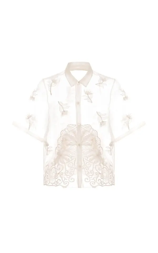 Agua Bendita Pensamiento Tristan Silk Top