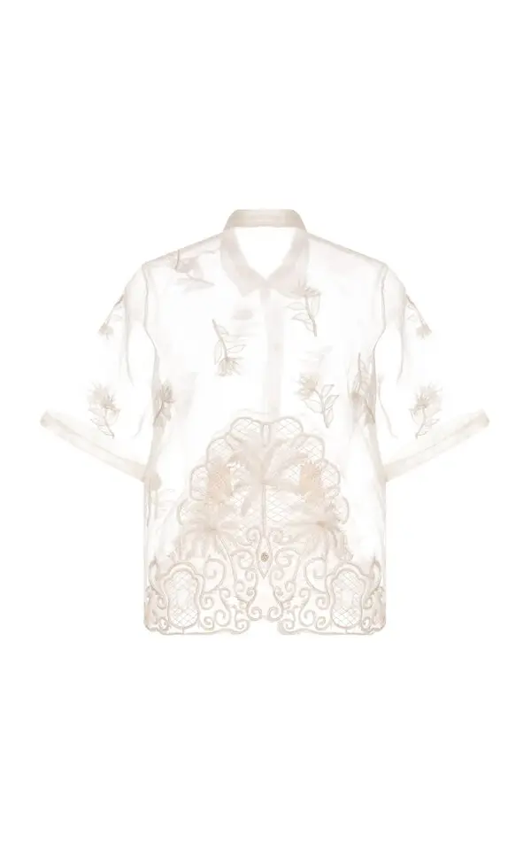 Agua Bendita Pensamiento Tristan Silk Top