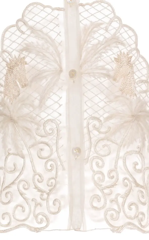 Agua Bendita Pensamiento Tristan Silk Top