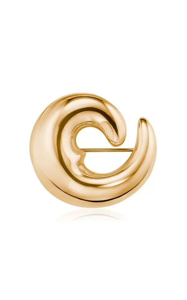 Agmes Nadia 18k Vermeil Brooch - Gold