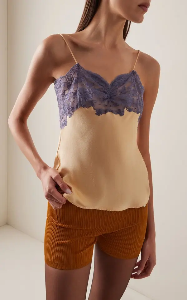 Saint Laurent Silk Satin Top