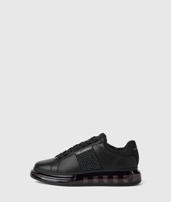 Karl Lagerfeld Kapri Kushion Rhinestone Sneakers - Black